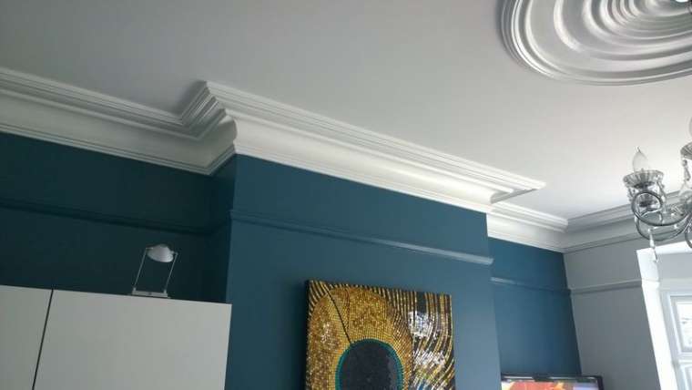 Ceiling Coving carried out by experienced painter & decorators in Leicester